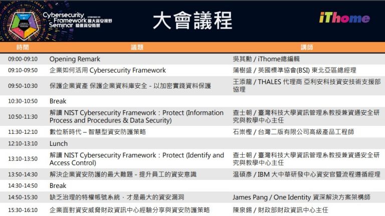 CYBERSEC 101 Cybersecurity Framework | 專業資安代理商 - CipherTech 亞利安科技